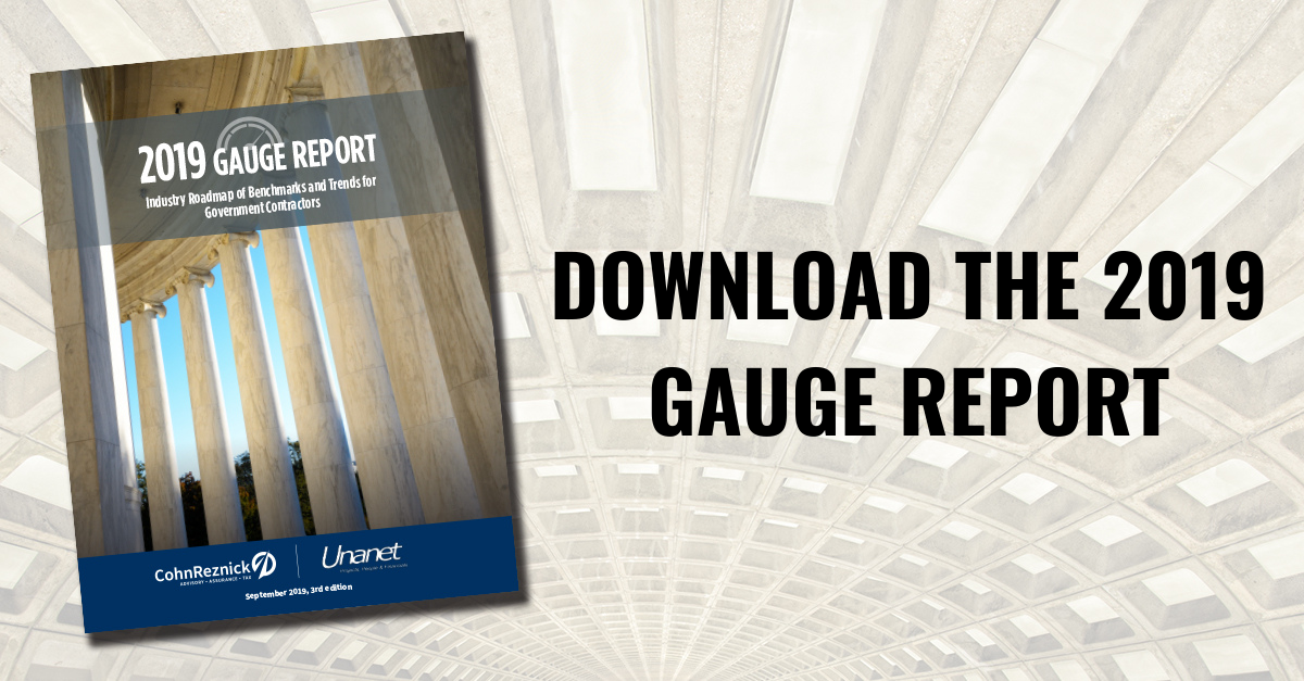 2019 GAUGE Report: Benchmarks and Trends For Government Contractors ...