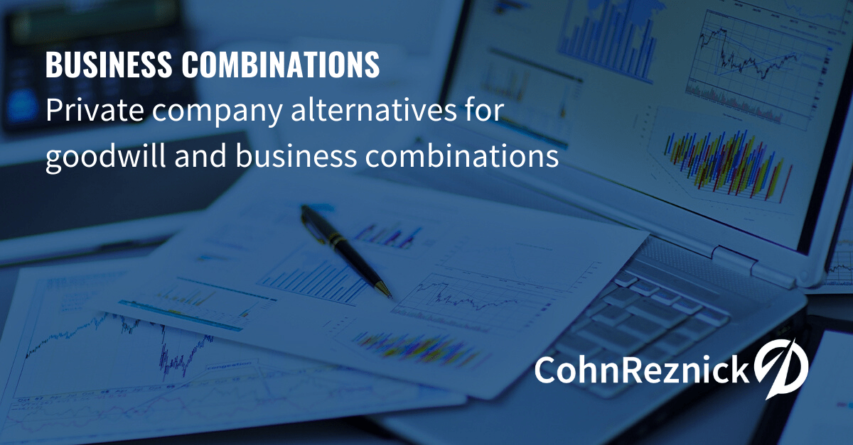 Business Combinations: Private Company Accounting Alternatives ...